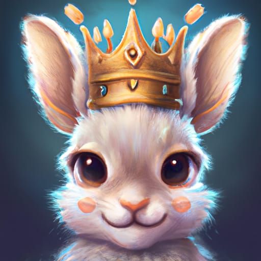 Rabbit King - AI Generated Artwork - NightCafe Creator
