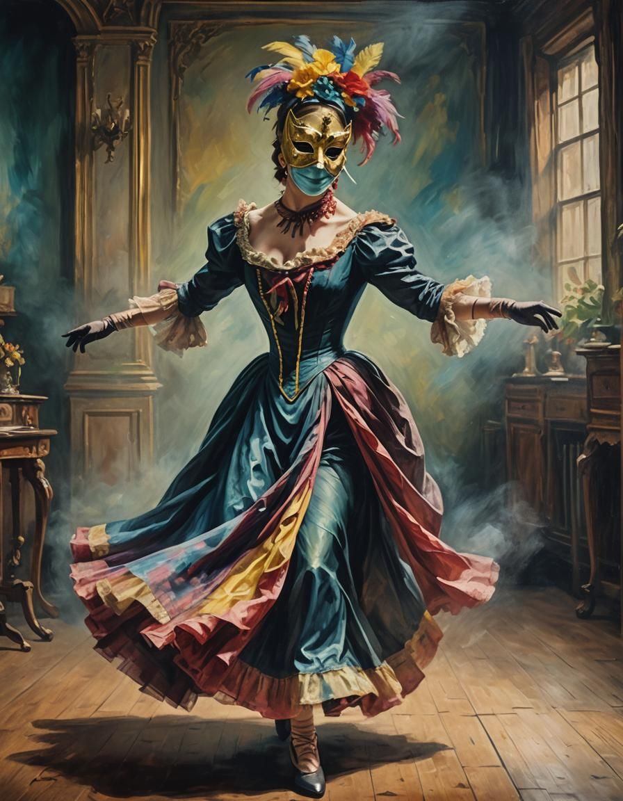 Dancing in Obscurity - AI Generated Artwork - NightCafe Creator