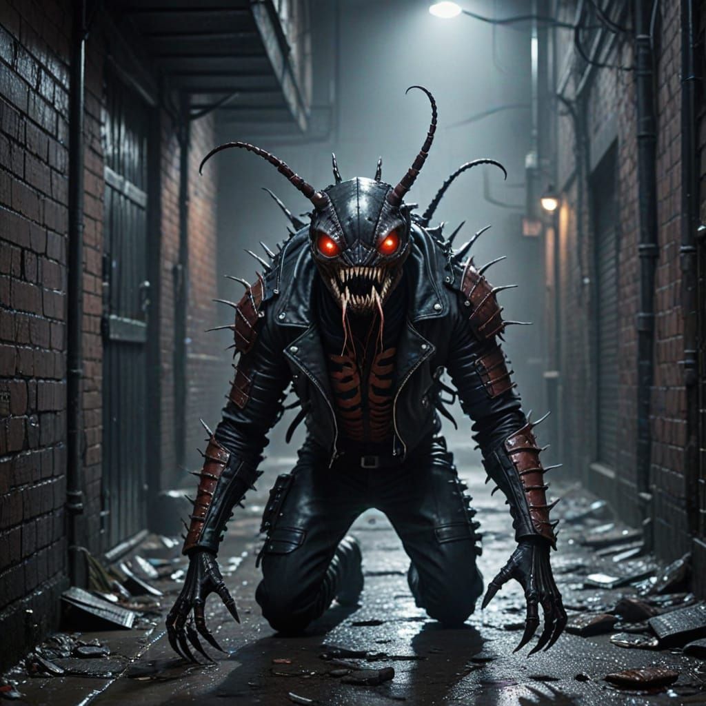 Heavy Centipede - Heavy Metal Centipede in Dark Fantasy Alle...