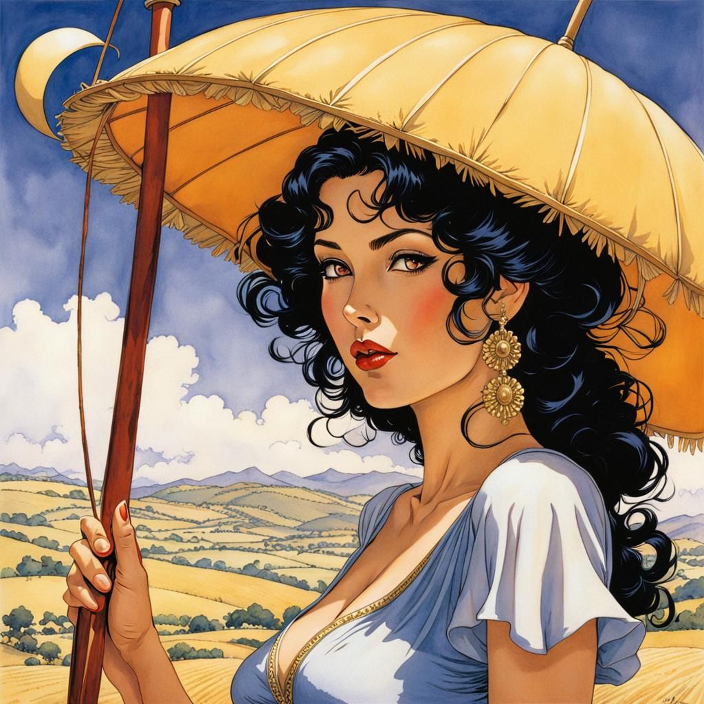 Milo Manara Gullivera :: attractive and modern fantasy aesthetic - AI Generated Artwork ...