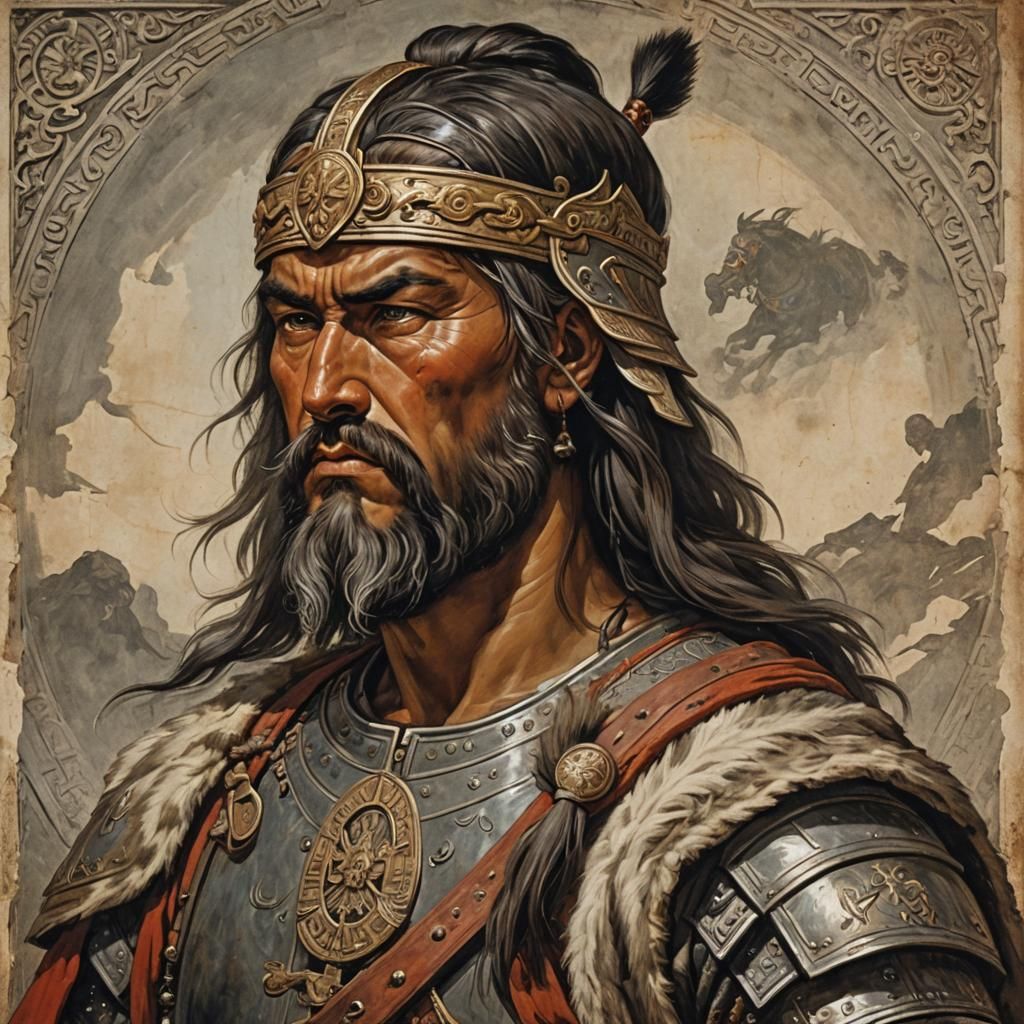 Attila the Hun - AI Generated Artwork - NightCafe Creator