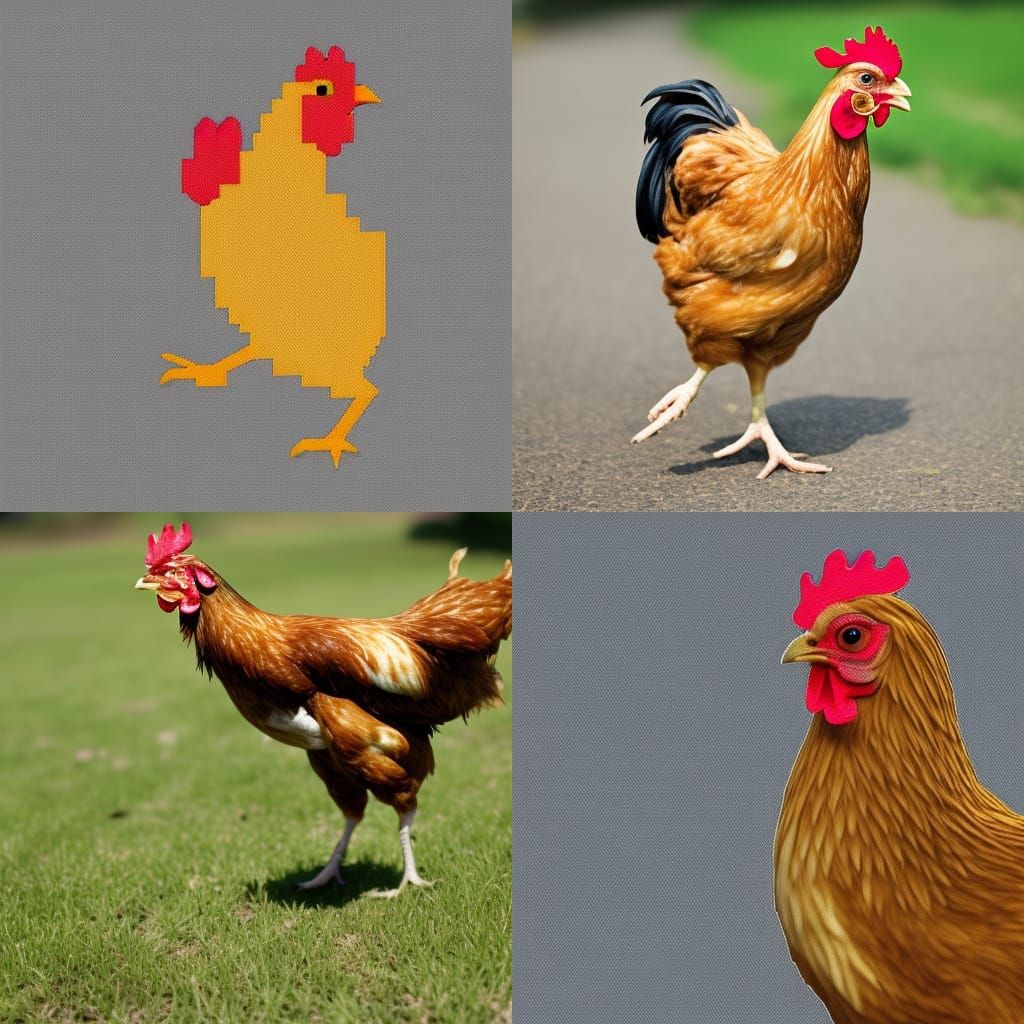 chicken - AI Generated Artwork - NightCafe Creator