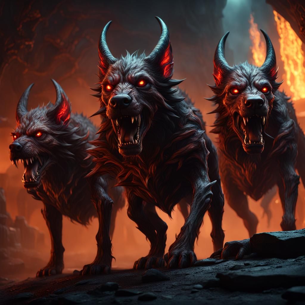 guardians of the underworld - AI Generated Artwork - NightCafe Creator