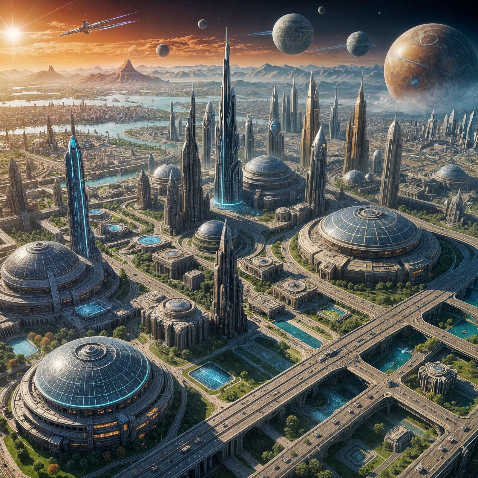 A highly advanced future civilization creates a universal simulation in ...