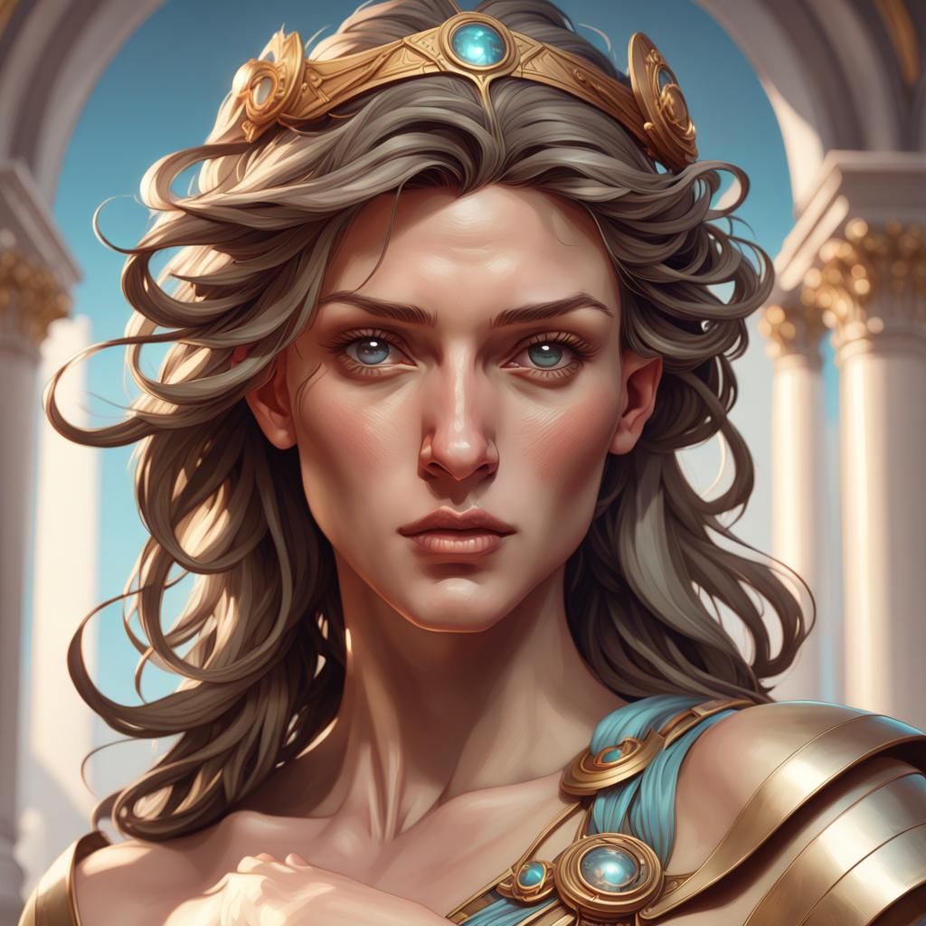 Female Hermes - AI Generated Artwork - NightCafe Creator