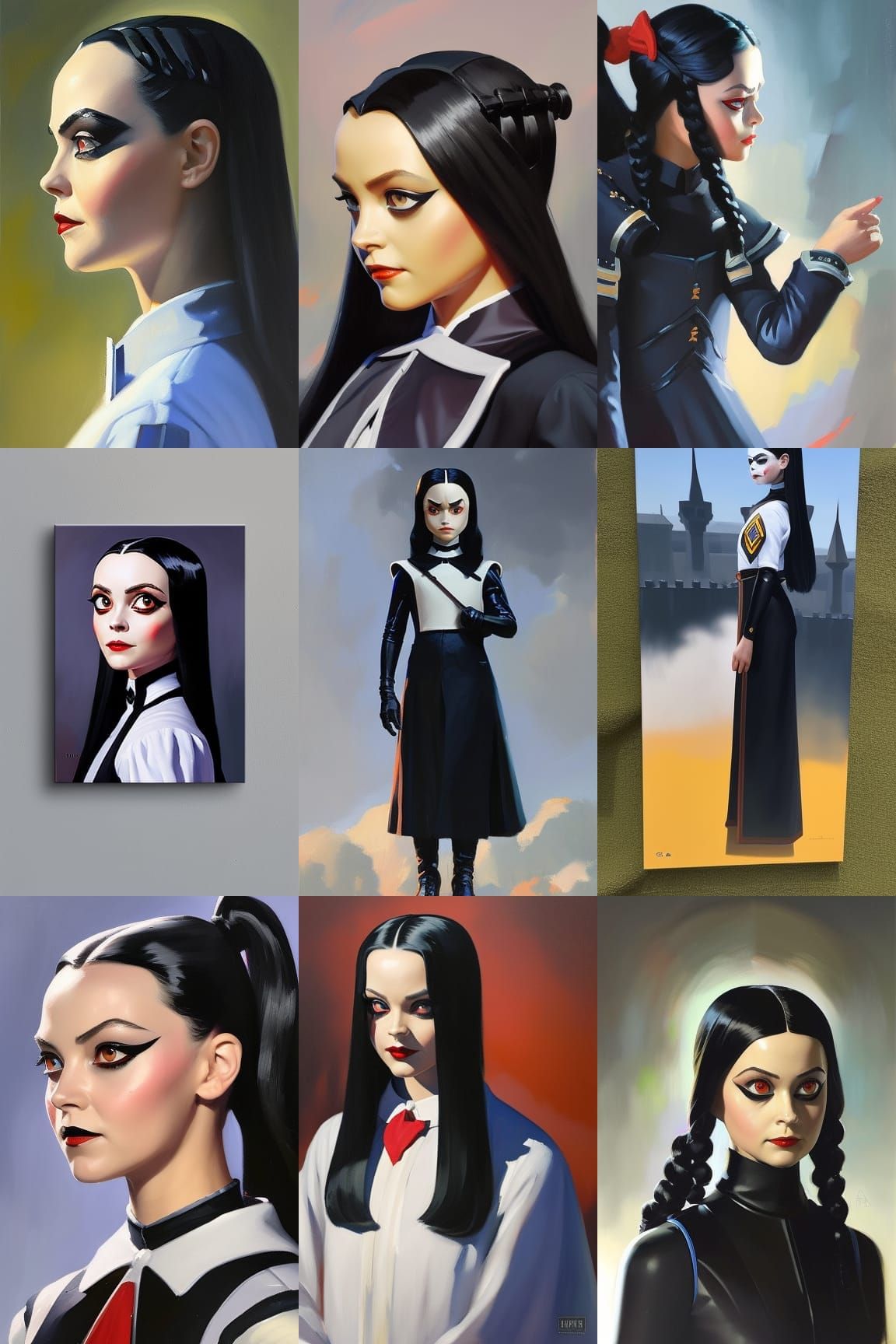Wednesday Addams from The Addams Family as a overwatch character. - AI ...
