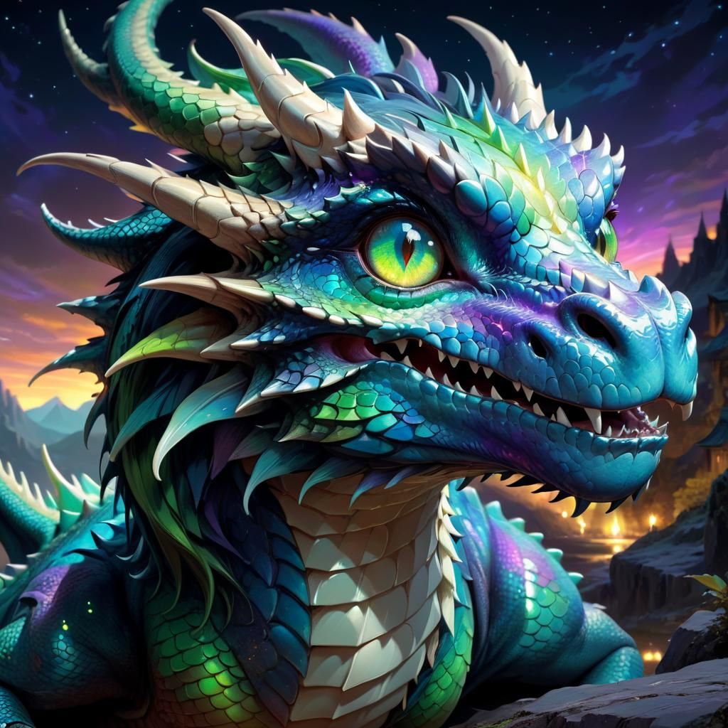 Alien Dragon - AI Generated Artwork - NightCafe Creator