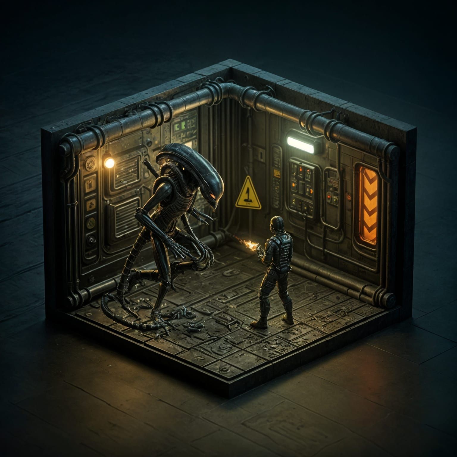 Alien diorama 2 - Alien diorama 2