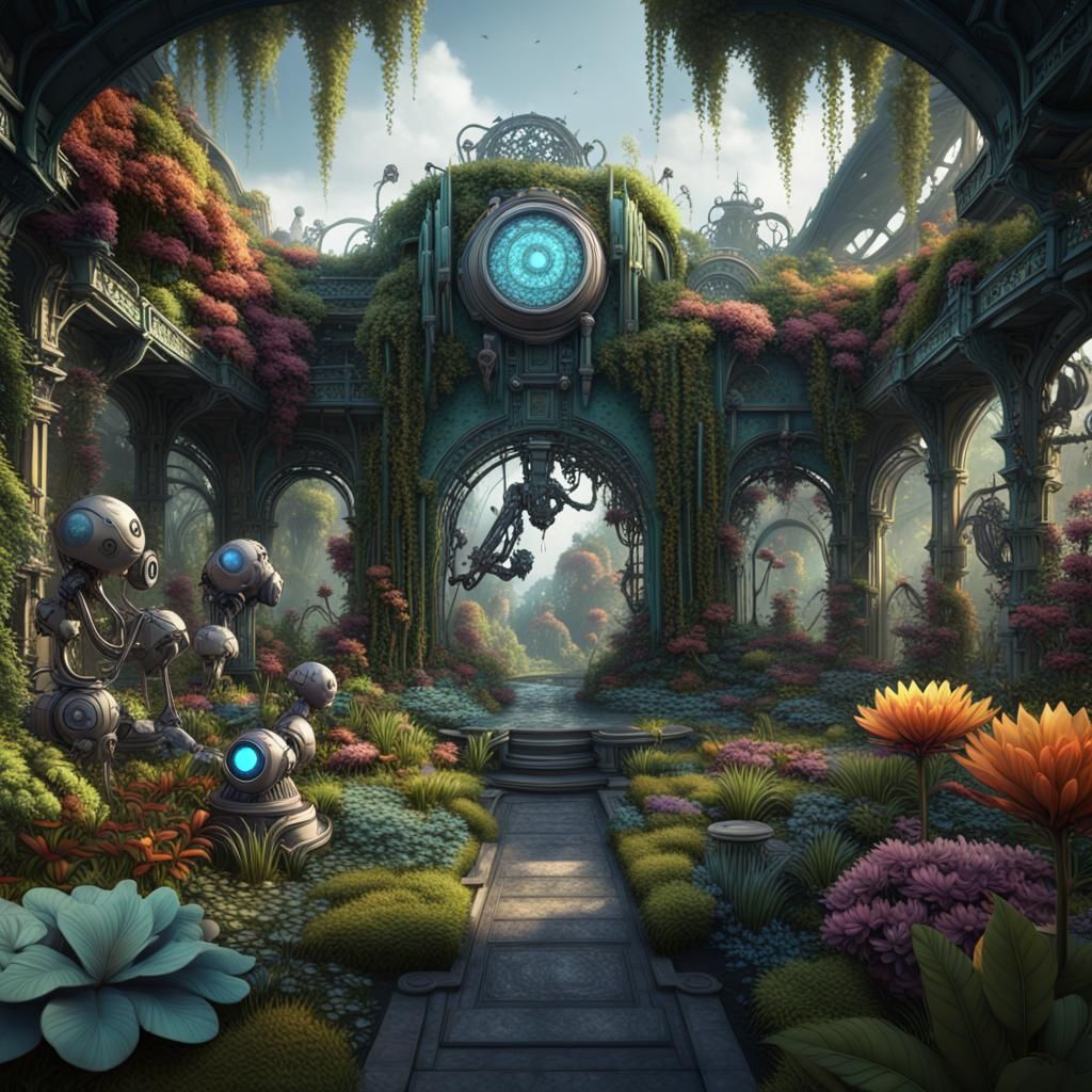 Hortus conclusus - Enchanted Botanical Metropolis