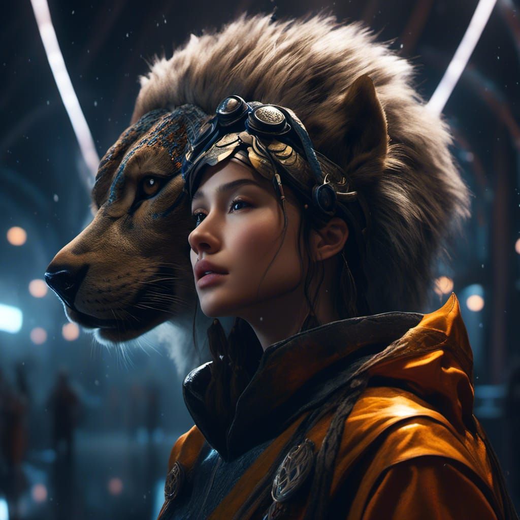 Futuristic space team - AI Generated Artwork - NightCafe Creator