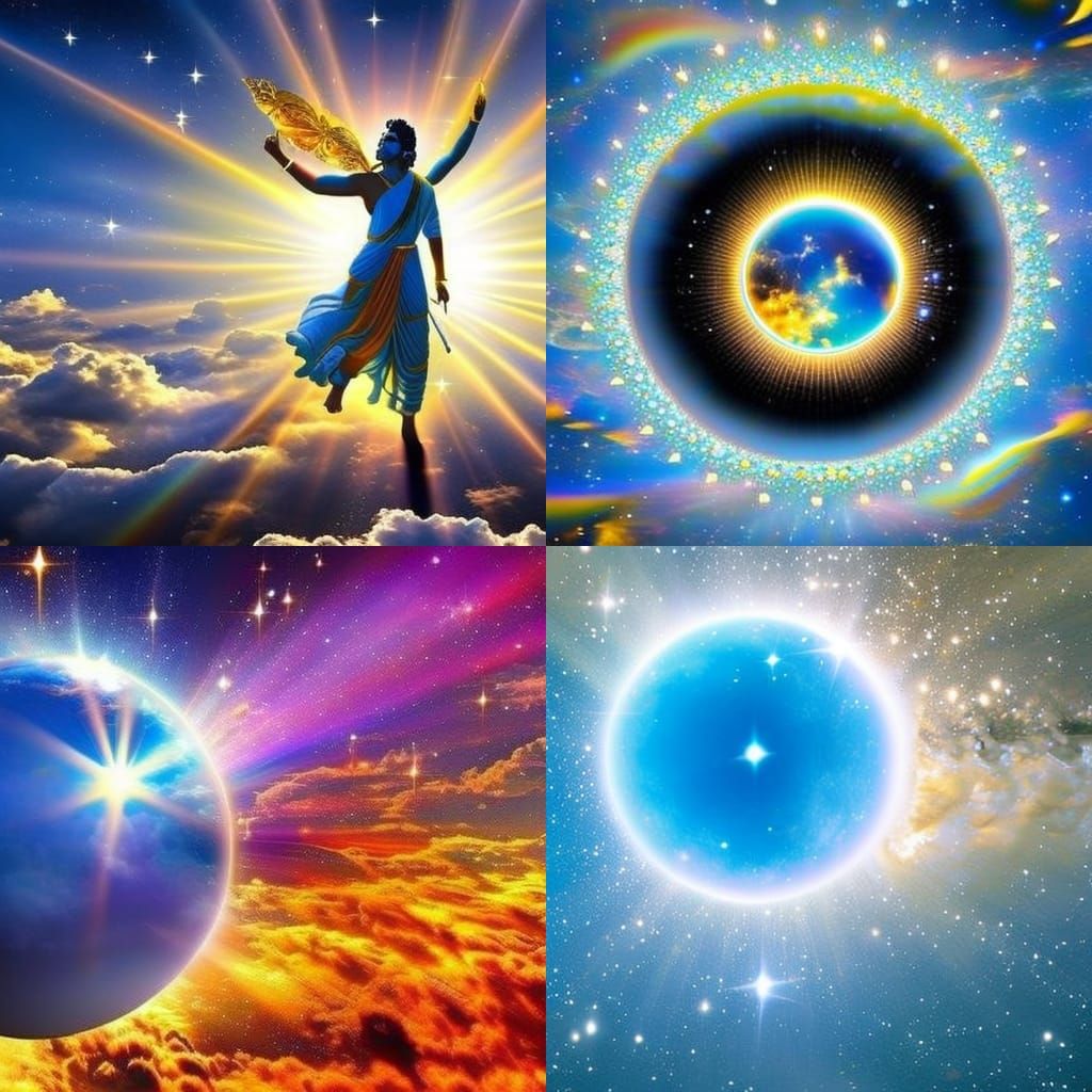 Krishna Multiverse - AI Generated Artwork - NightCafe Creator
