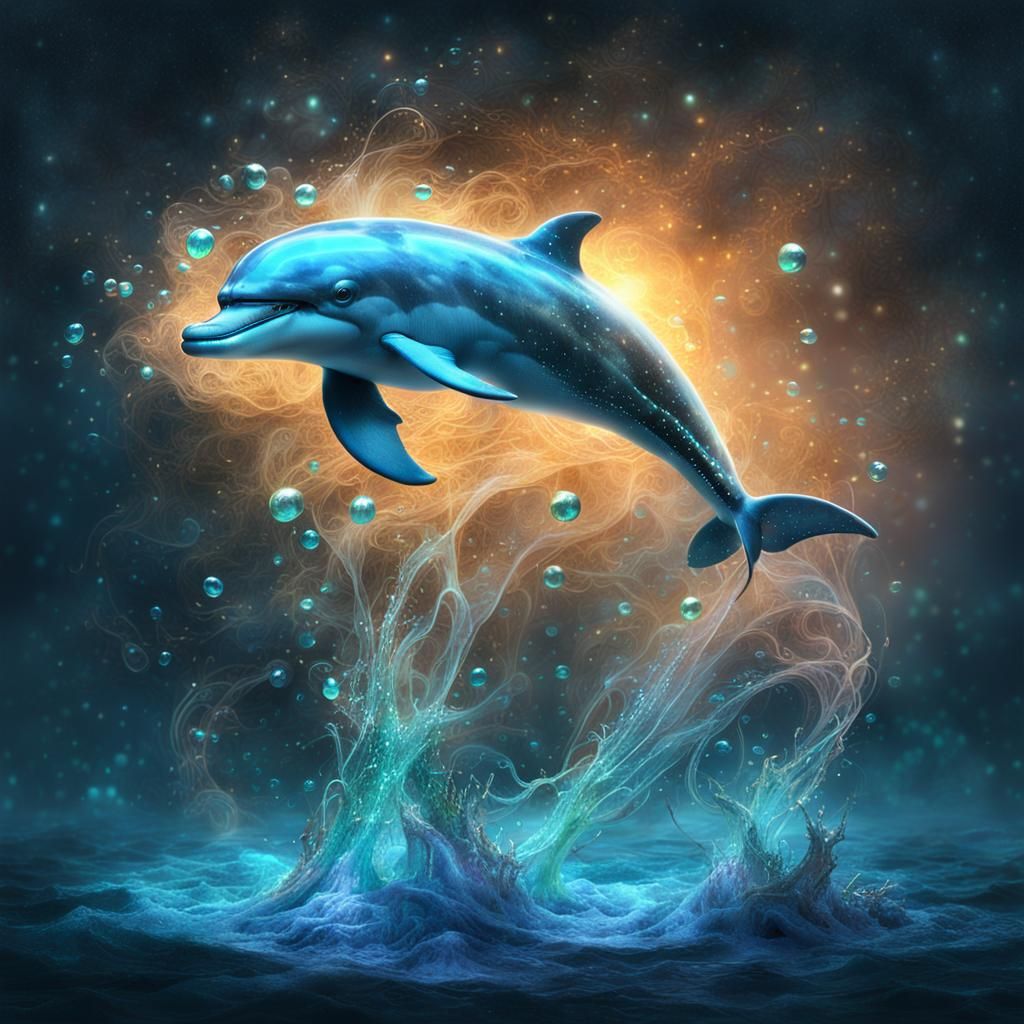 Dolphin - AI Generated Artwork - NightCafe Creator