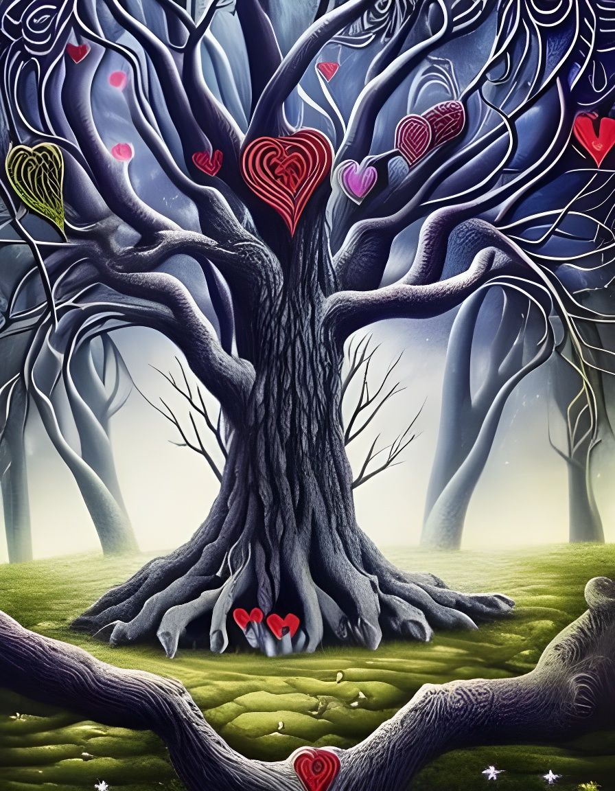 Confession Tree - AI Generated Artwork - NightCafe Creator