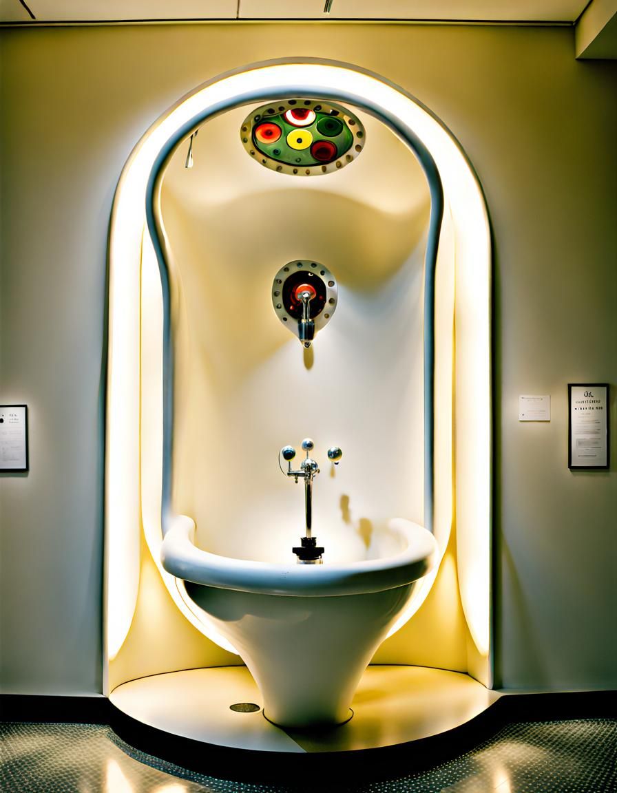 Duchamp's iconic urinal inspiration 6 - AI Generated Artwork ...