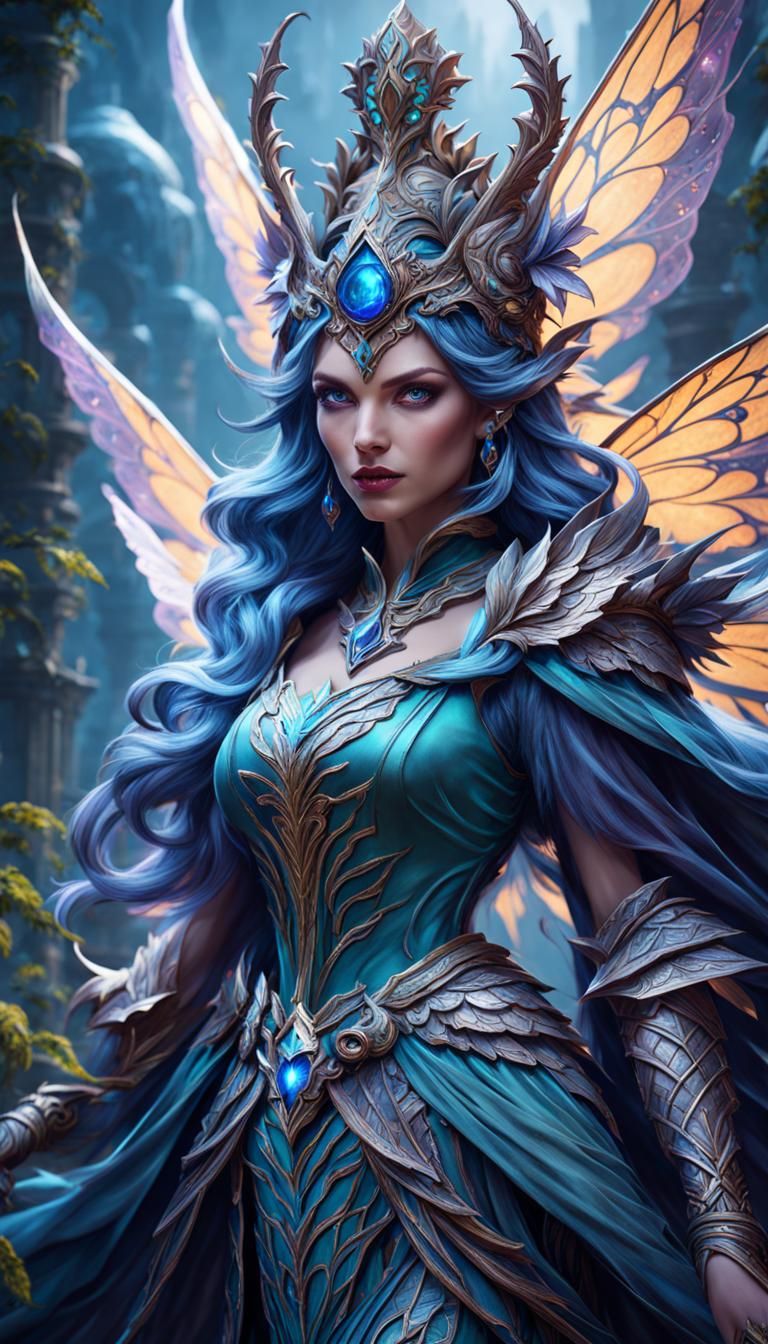 Cursed fairy queen - AI Generated Artwork - NightCafe Creator