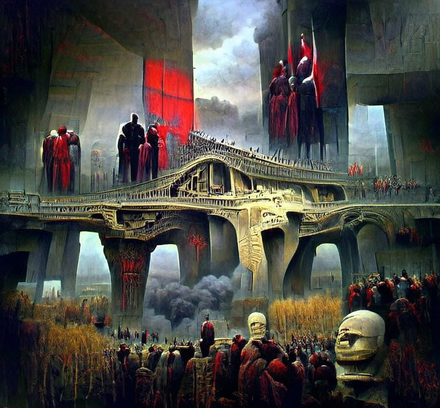 A hauntingly dystopian representation of an Eternal Autocracy by Hugh ...
