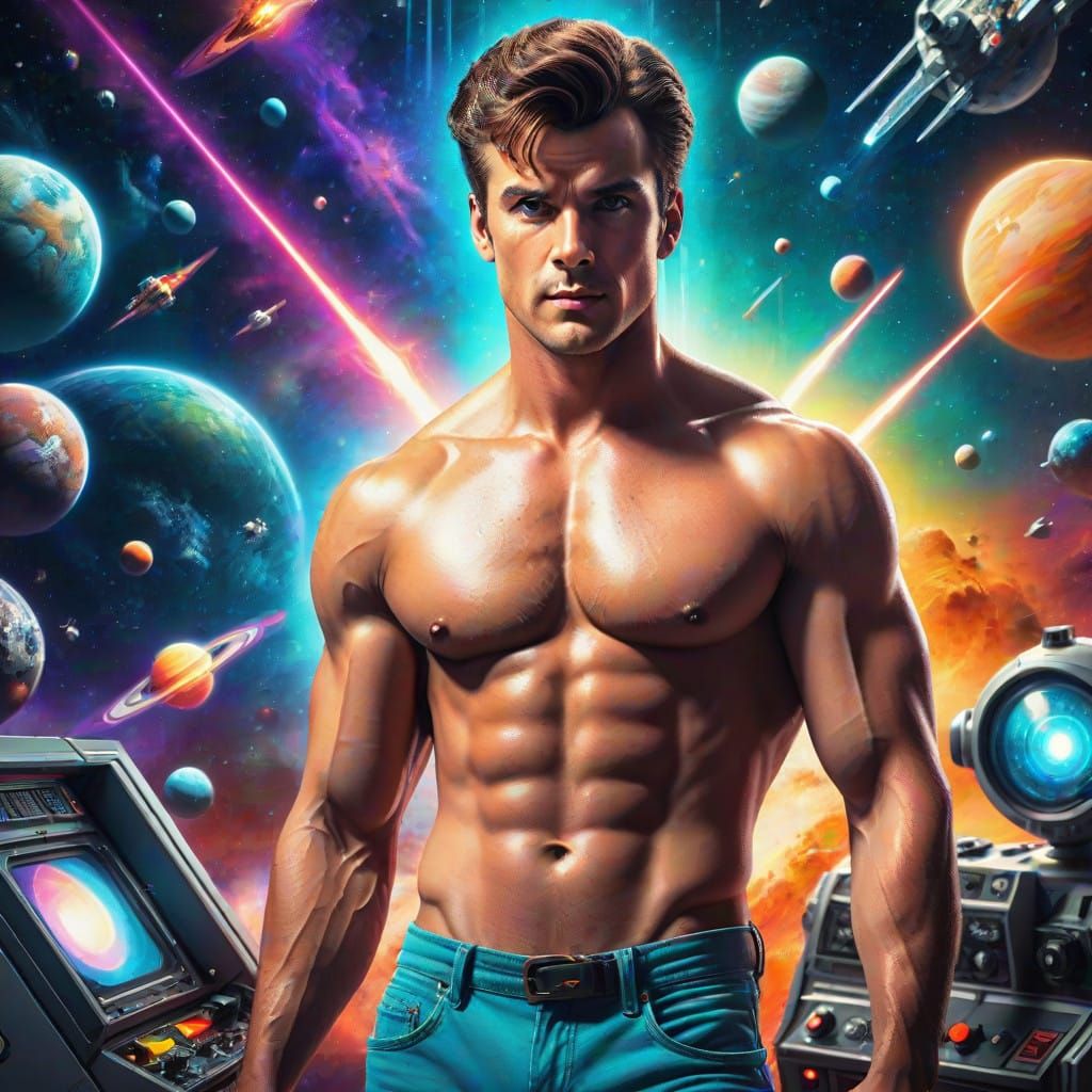 Space Opera Male Pinup - Space Opera Male Pinup