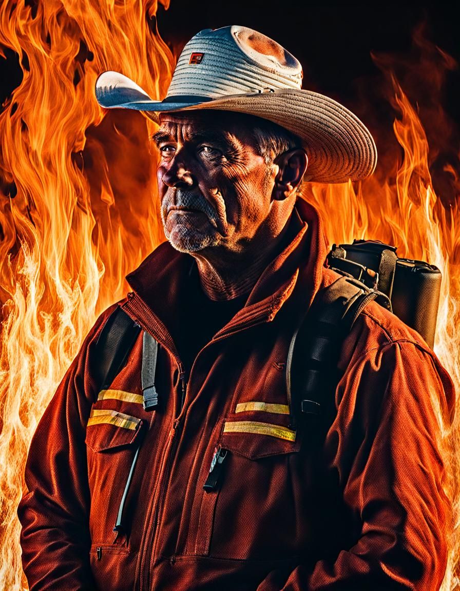 Firefighter - AI Generated Artwork - NightCafe Creator