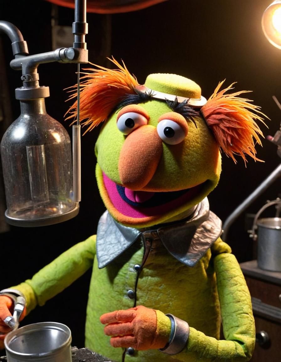 Muppets Meth Lab - AI Generated Artwork - NightCafe Creator