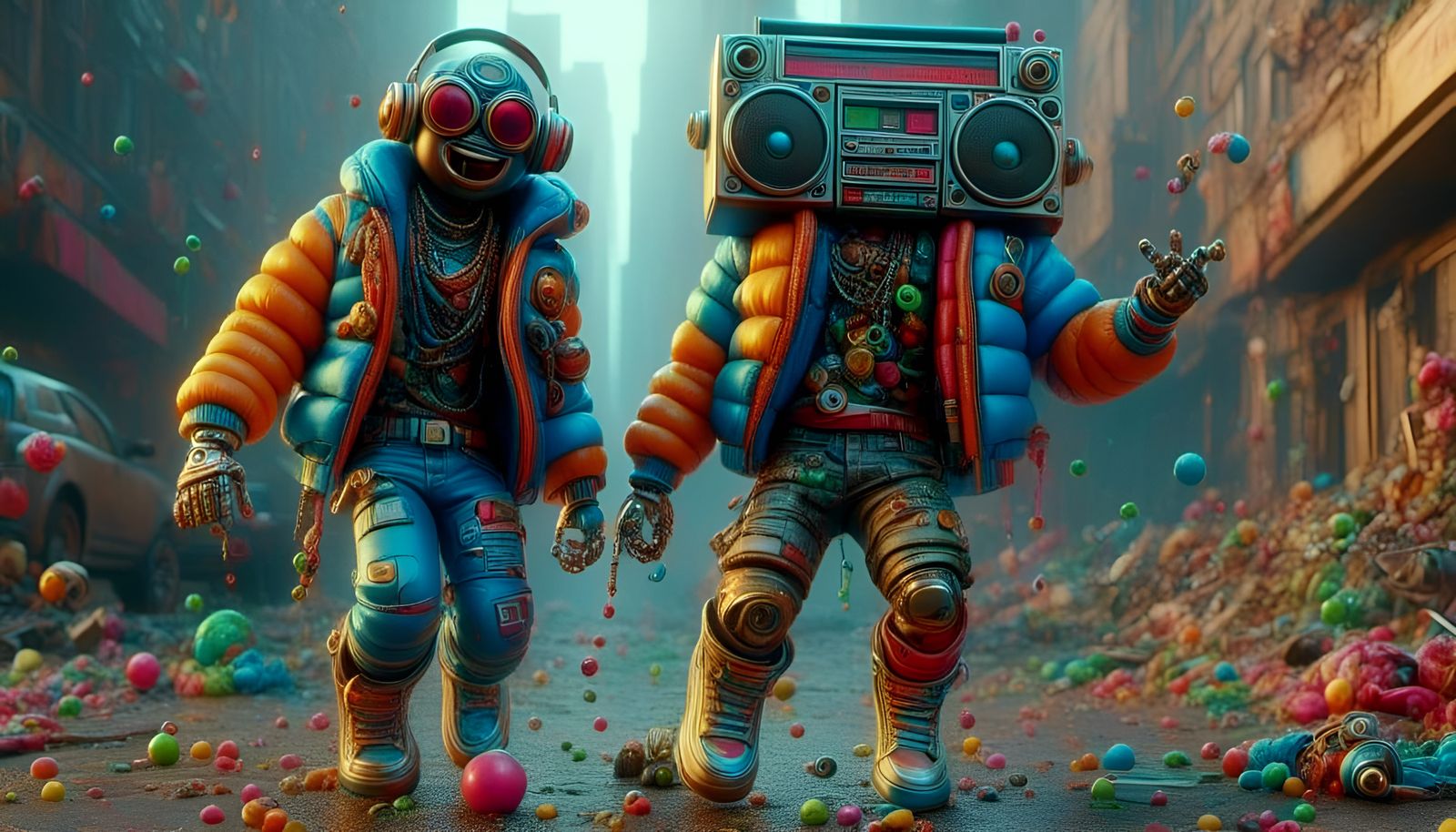 Party Bois - AI Generated Artwork - NightCafe Creator