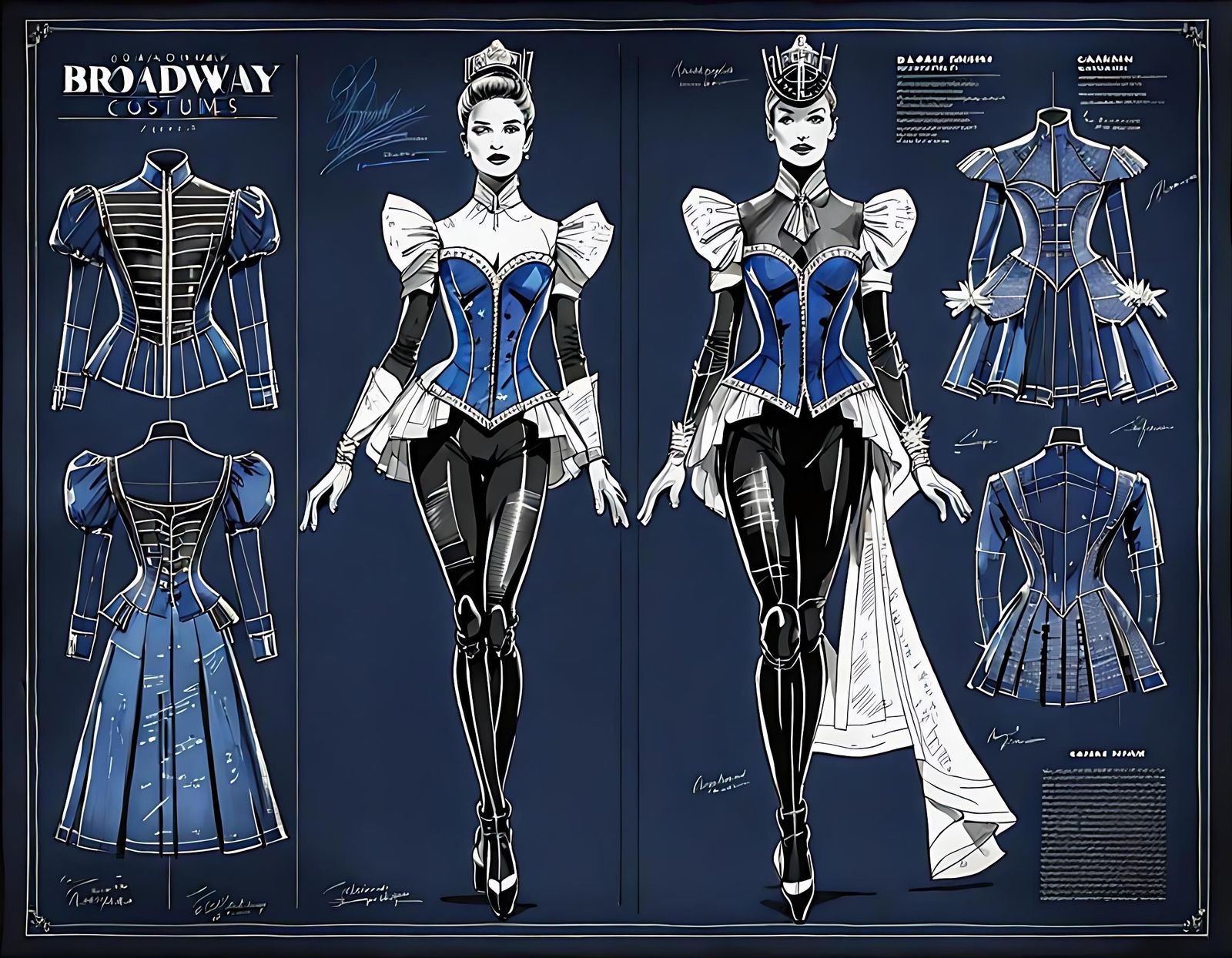 Broadway Costumes - AI Generated Artwork - NightCafe Creator