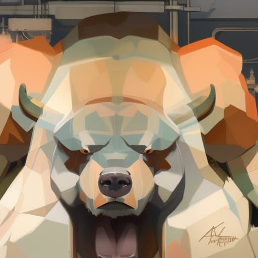 buff bear bread - AI Generated Artwork - NightCafe Creator