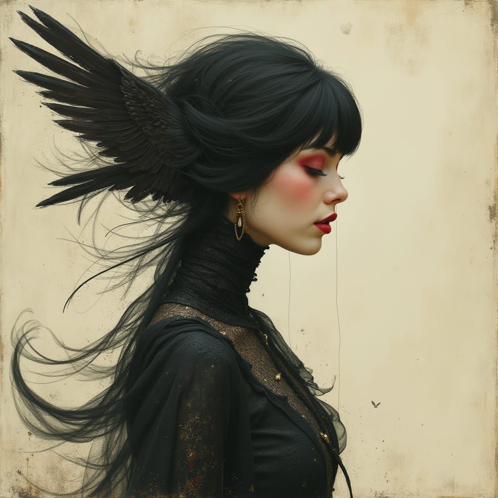 A rebel simplicity wisp crossed with a beautiful q... - AI Art