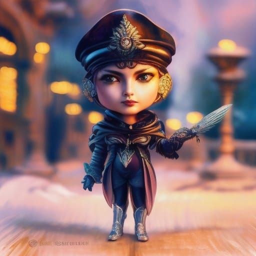 Fairy-Police Officer: Take care where you park your car! - AI Generated ...