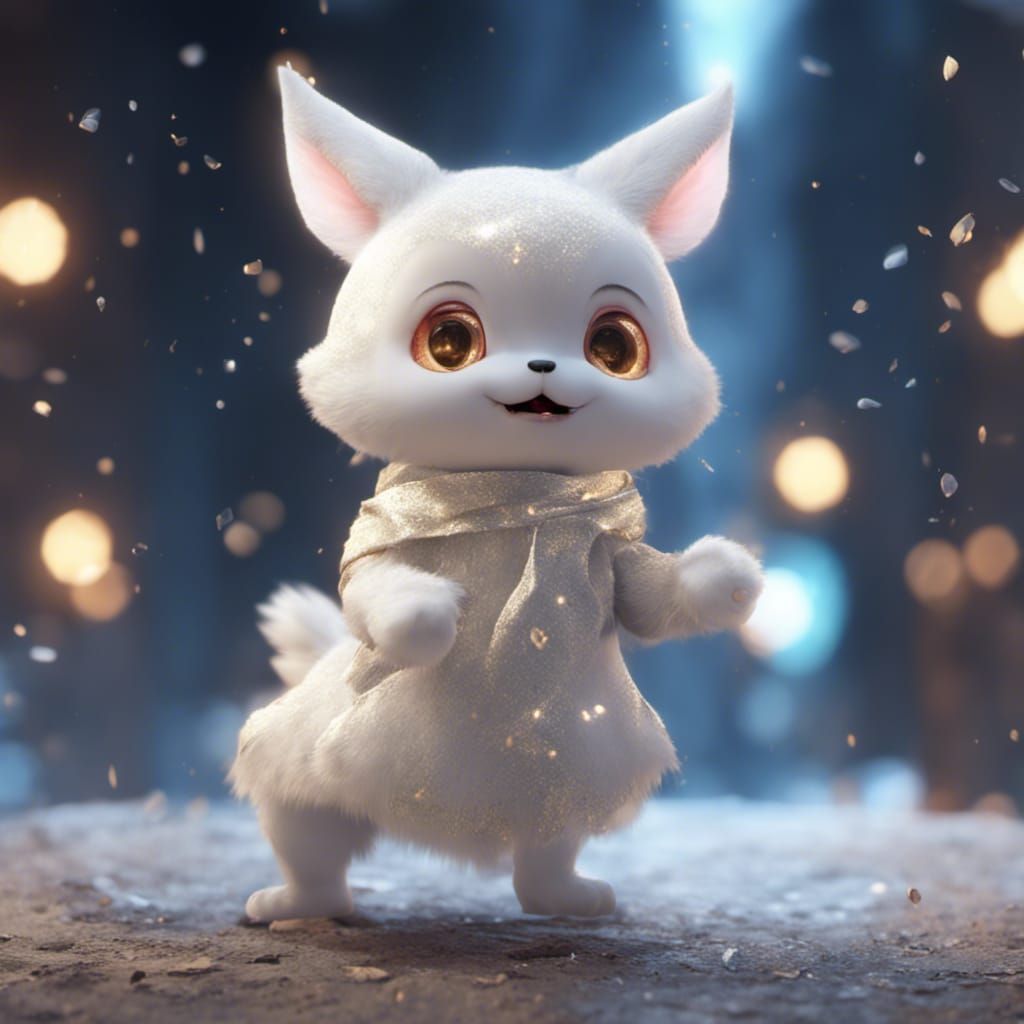 Snow Cat - AI Generated Artwork - NightCafe Creator