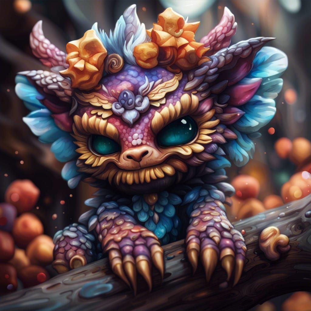 Chibigon - AI Generated Artwork - NightCafe Creator