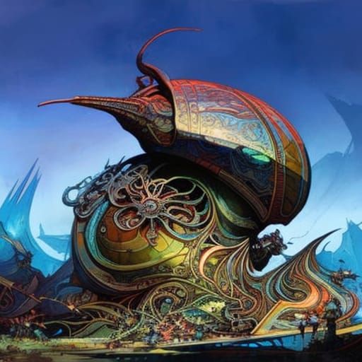 Gigantic Mutant Snail