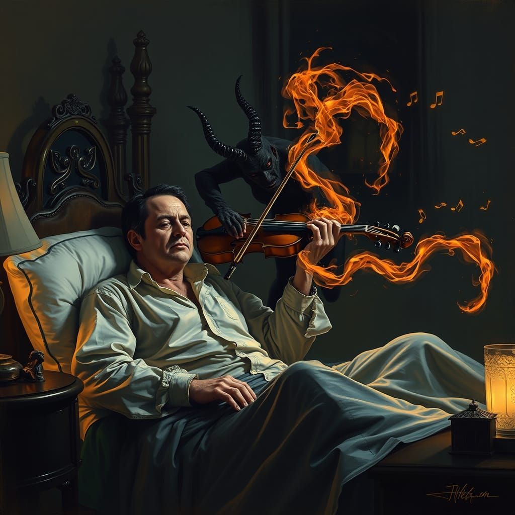 The Devil's Trill - Devil's Violin Serenade in Gothic Surrea...