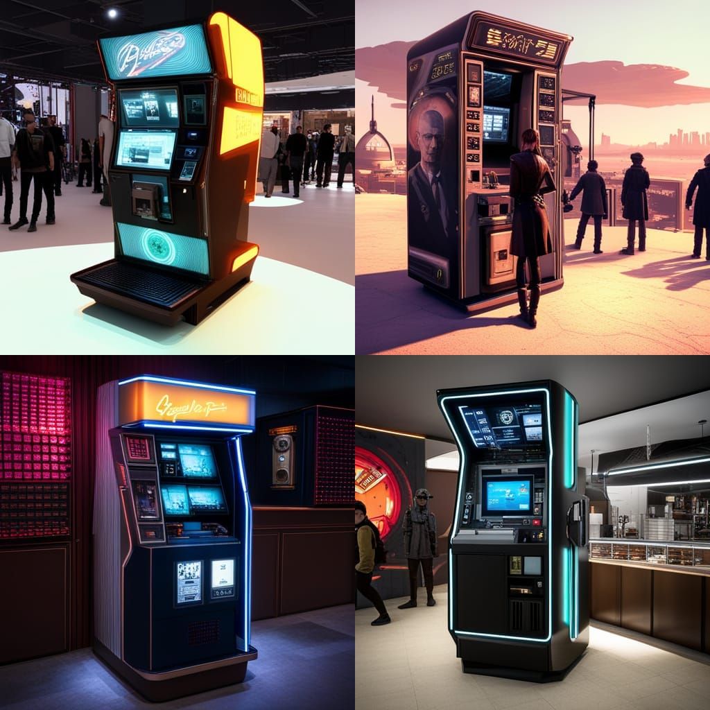 The Random Coffee machines - AI Generated Artwork - NightCafe Creator