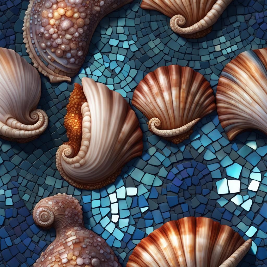 Sea Shells - AI Generated Artwork - NightCafe Creator