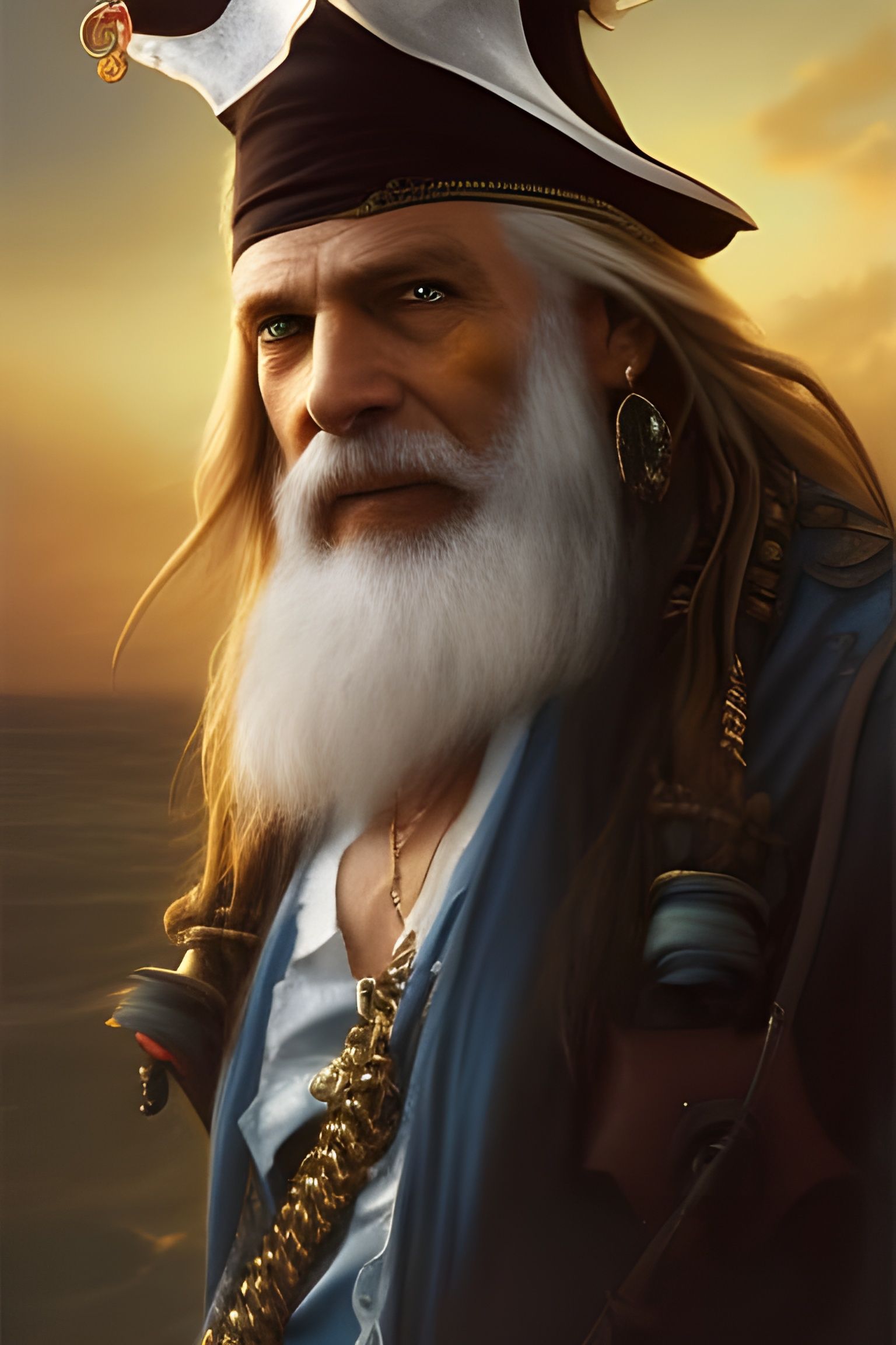 Portrait of Captain Cormack Paddington, Pirate, 1727-1789 - AI ...