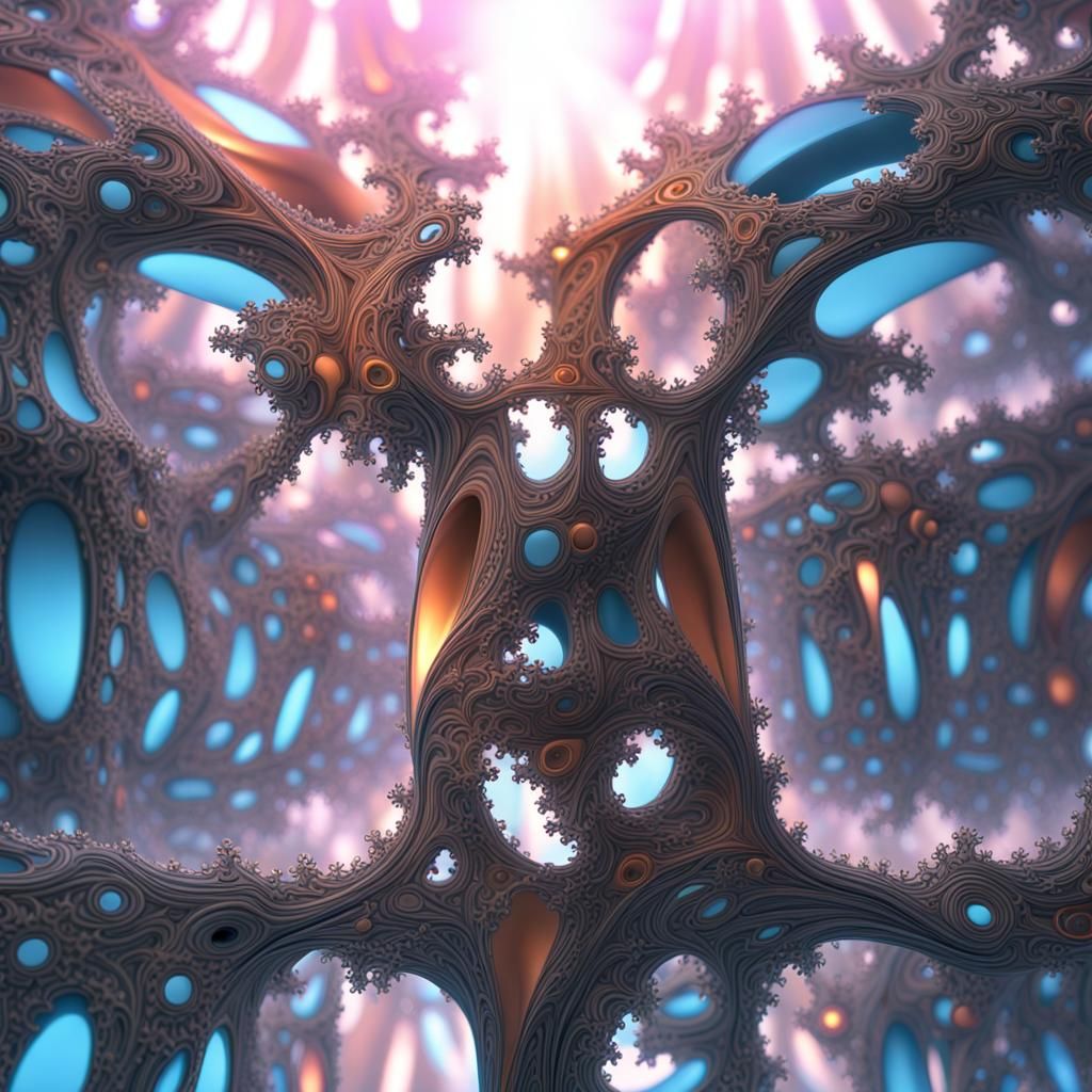 Quarternion Fractal - AI Generated Artwork - NightCafe Creator