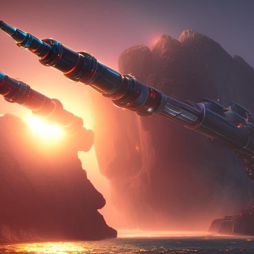 Guns at the Sun - AI Generated Artwork - NightCafe Creator