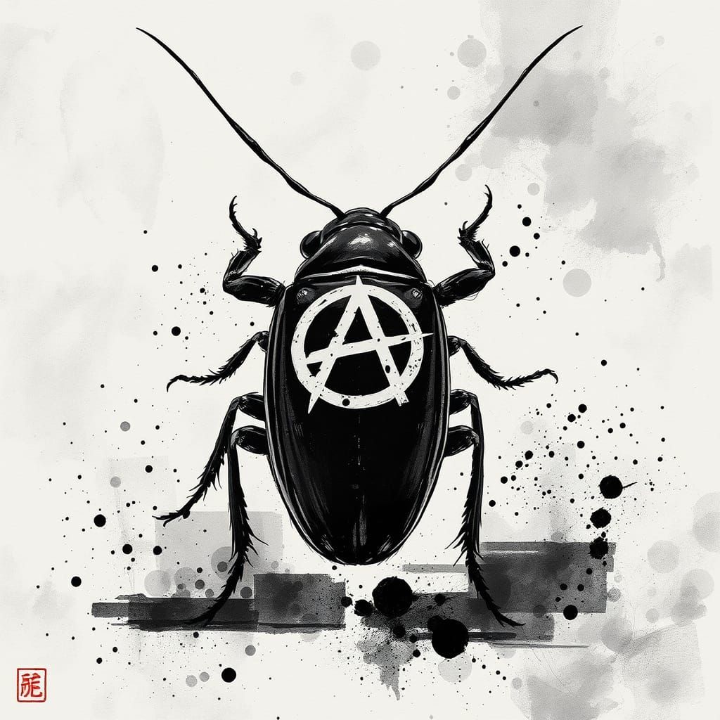 anime black and white correctly rendered, sumi ink. ::greyscale. Giant ...