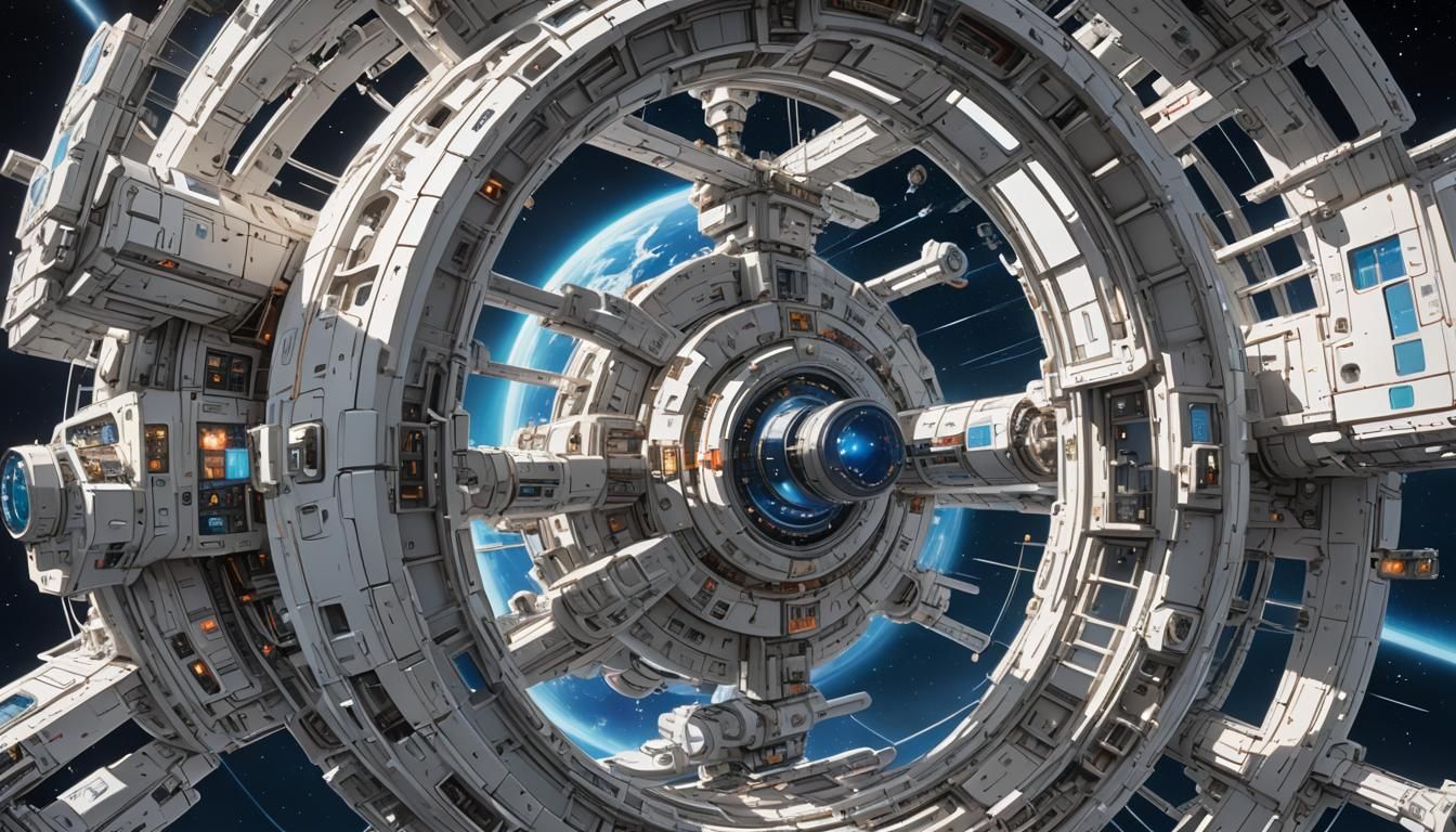 Space Station designs - AI Generated Artwork - NightCafe Creator