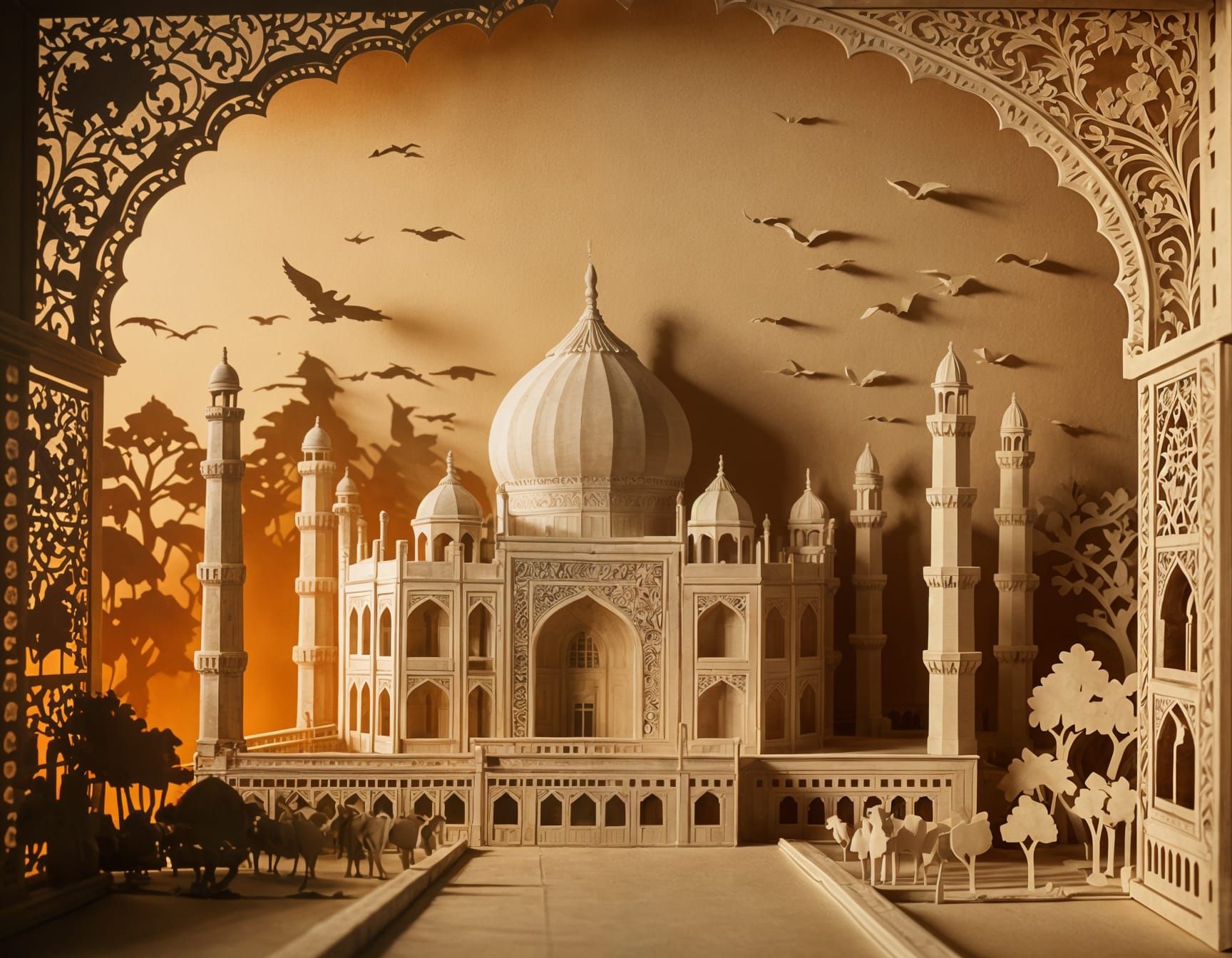 The paper Taj Mahal - AI Generated Artwork - NightCafe Creator