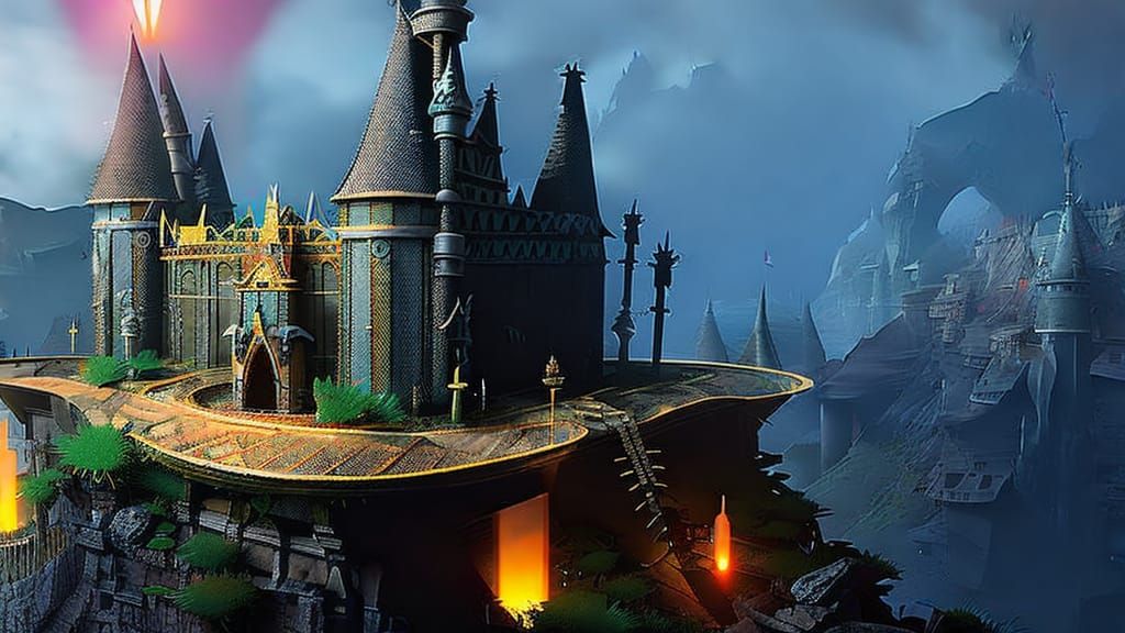 Intricate, ornate, hyperdetailed, award winning castle - AI Generated ...