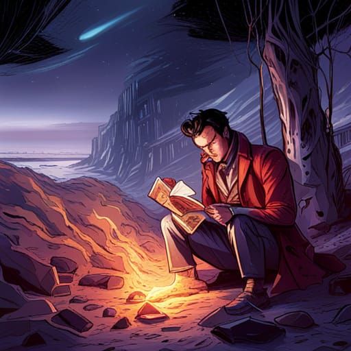 Proper adventuring gentlemen reading - AI Generated Artwork - NightCafe ...