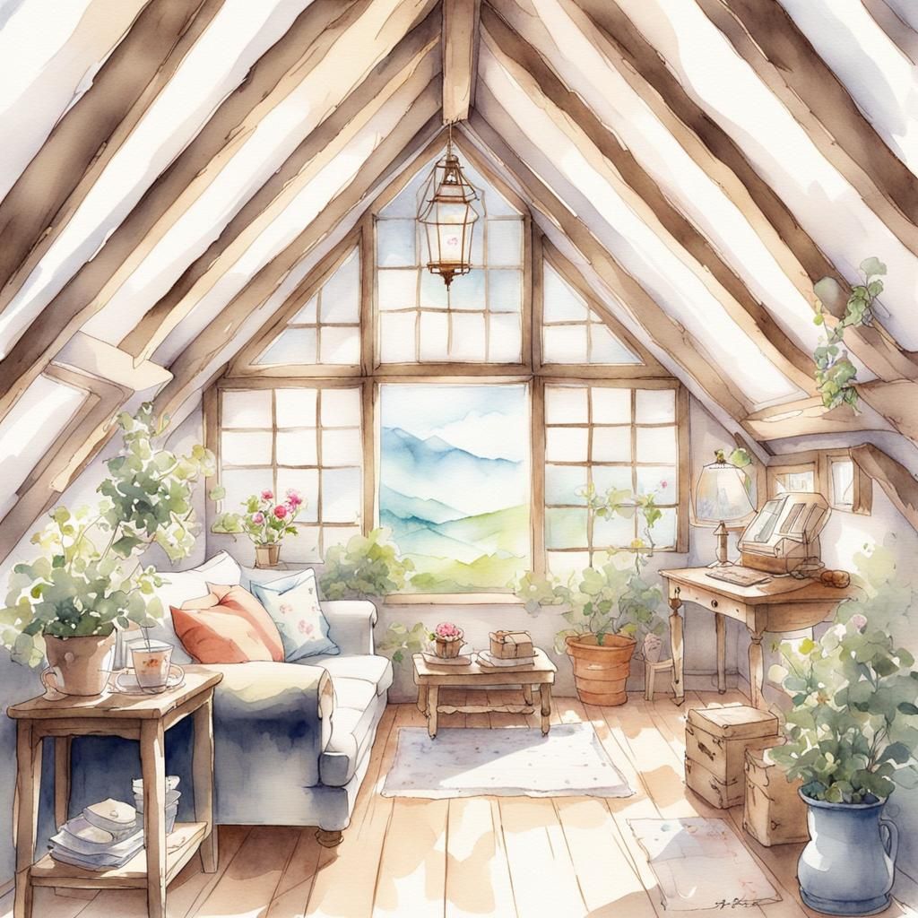 WATERCOLOUR PASTEL #16 - AI Generated Artwork - NightCafe Creator