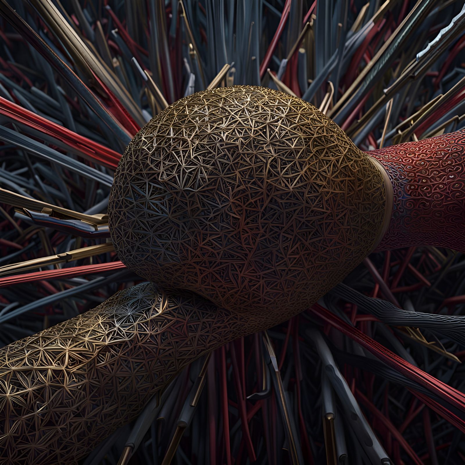 Neural Network (abstract art) - AI Generated Artwork - NightCafe Creator