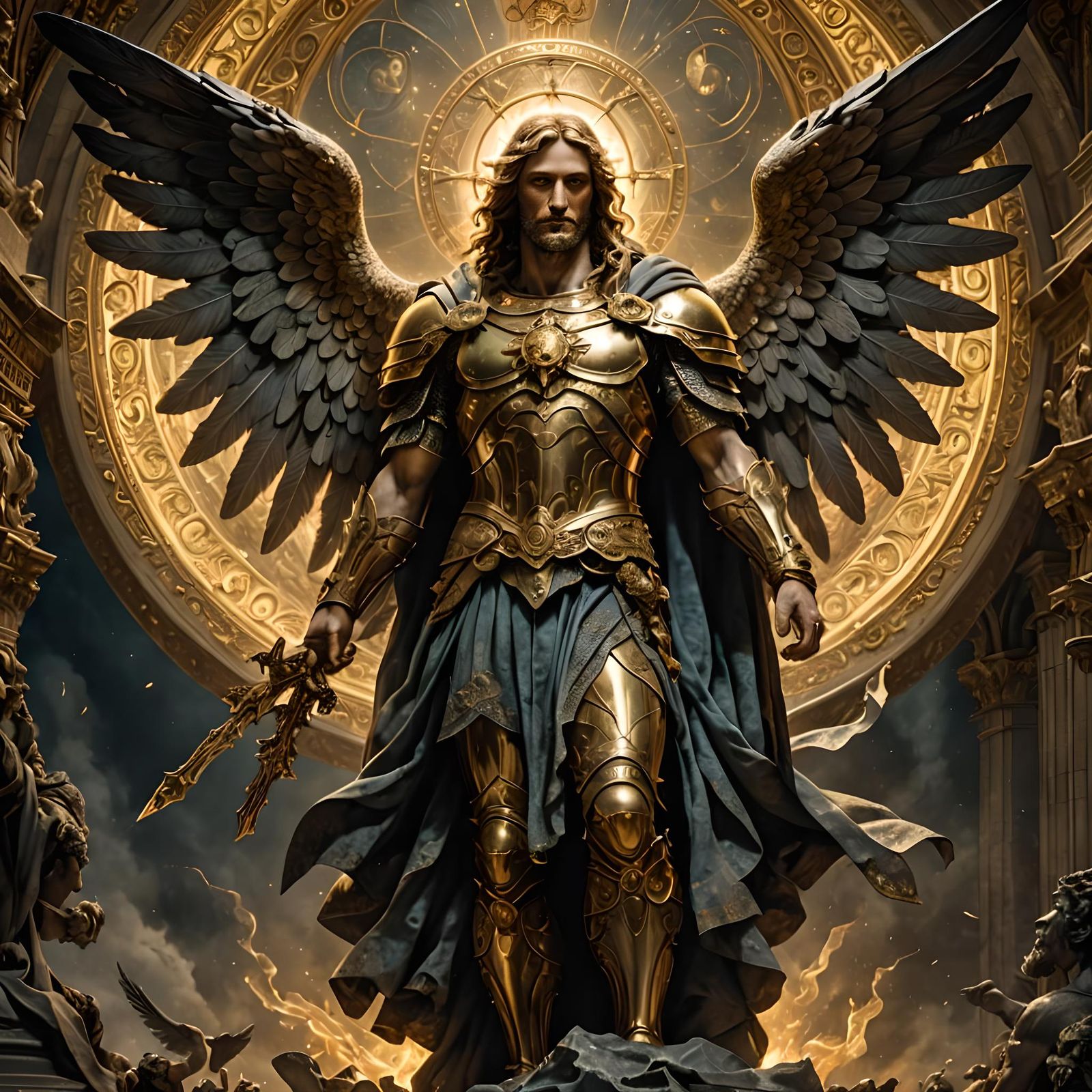 Archangel Jophiel - AI Generated Artwork - NightCafe Creator