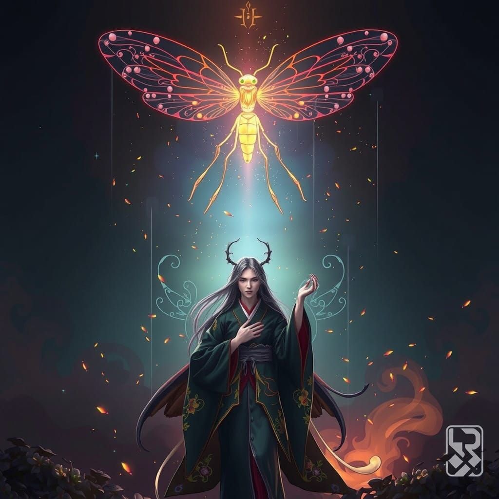 Firefly Sect - Ethereal Firefly Goddess in Whimsical Anime S...