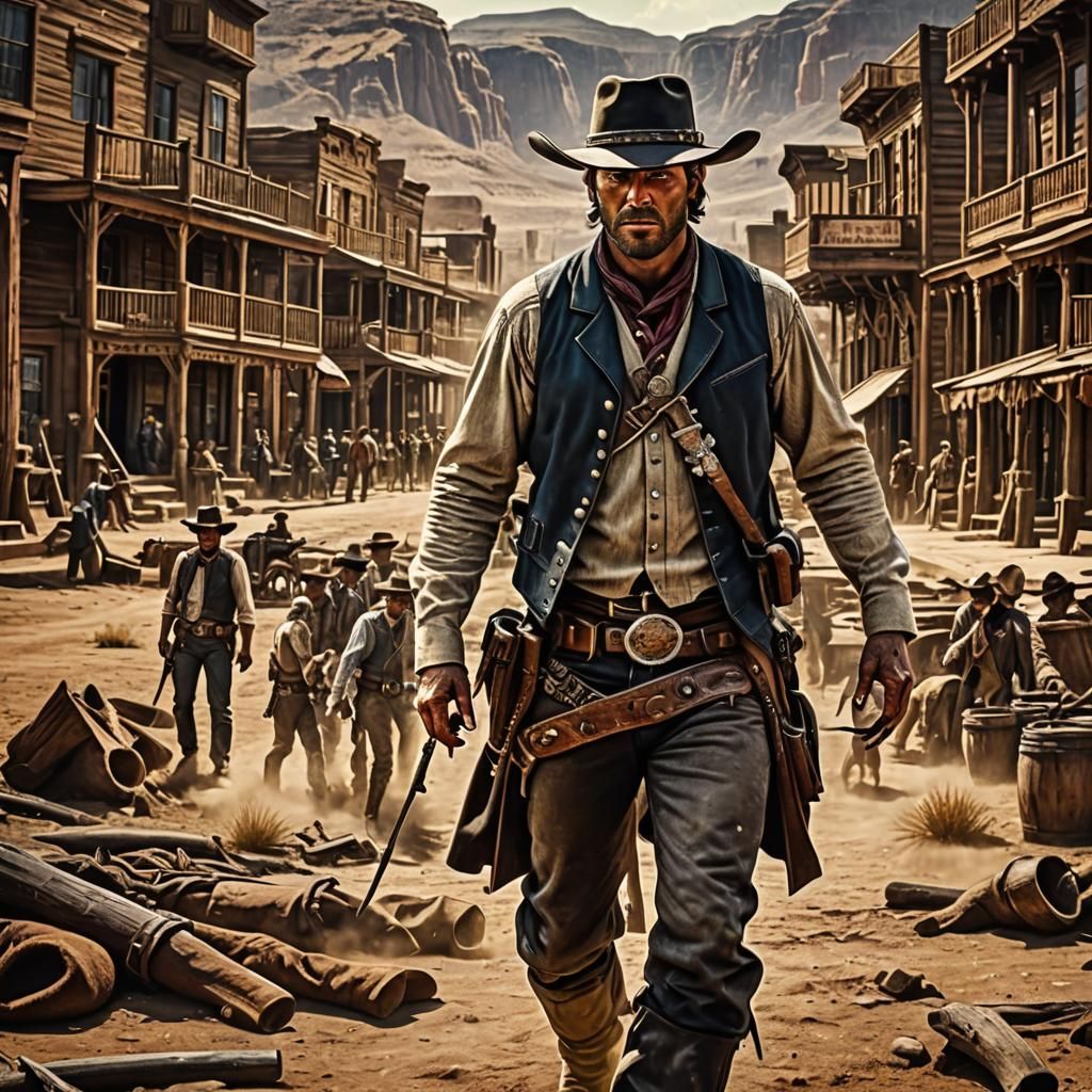 Wild wild west - AI Generated Artwork - NightCafe Creator