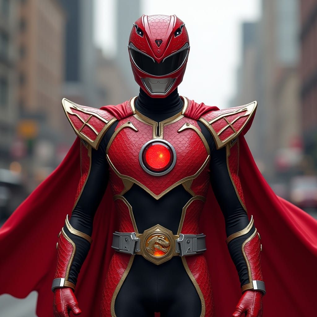 Power Ranger The Red Ranger is the leader, so the costume should ...