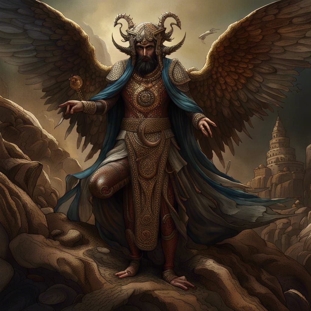 Al-Tantal is a mythical figure - AI Generated Artwork - NightCafe Creator