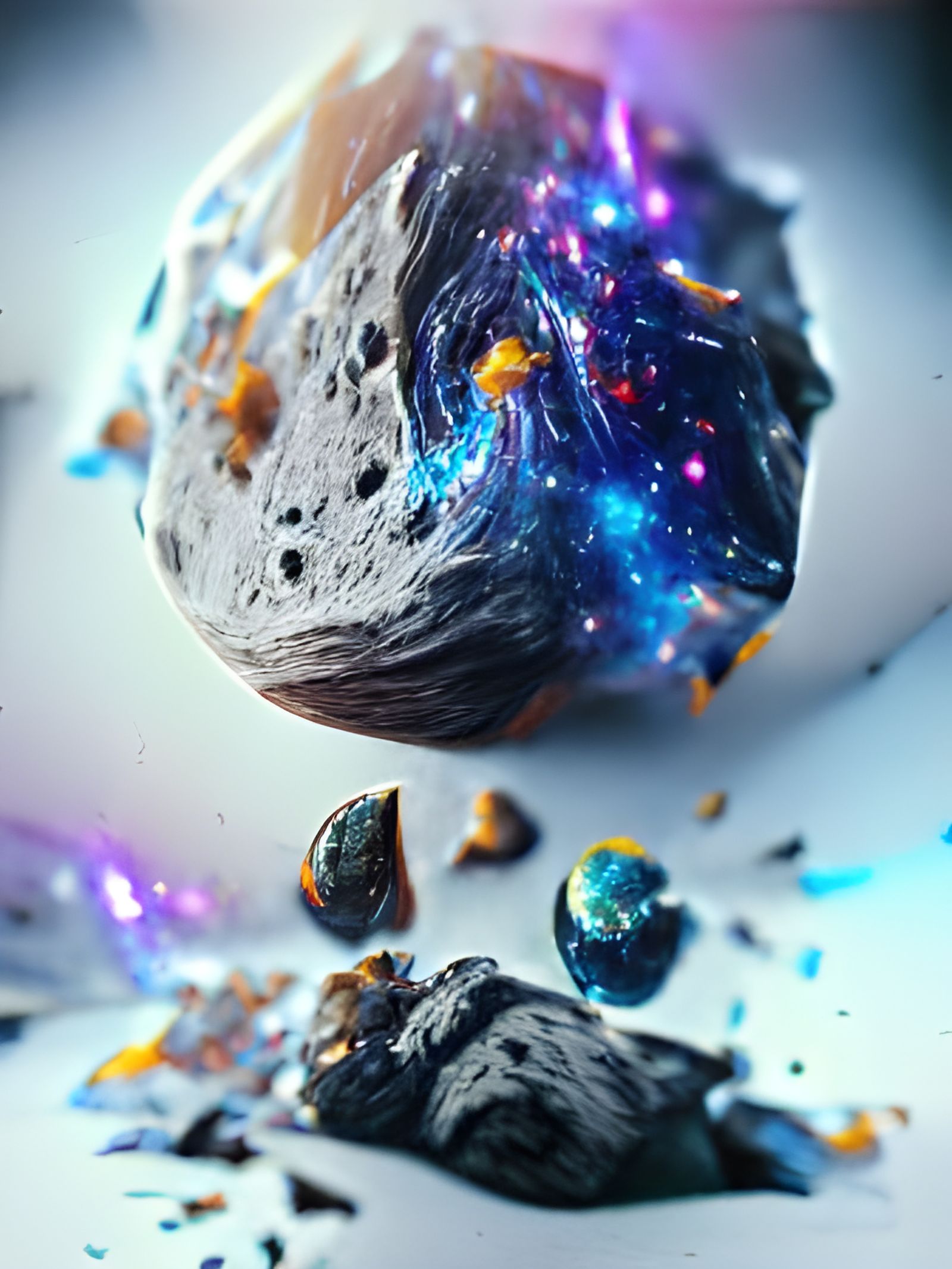 Asteroid Galaxy - AI Generated Artwork - NightCafe Creator